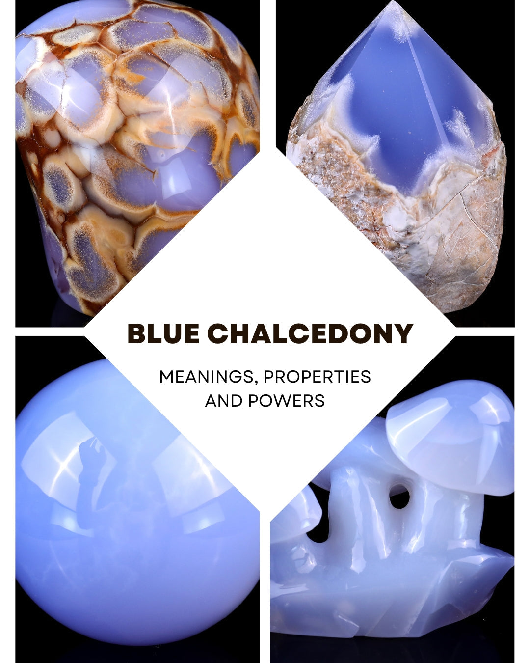 Blue Chalcedony: Meanings, Properties and Powers – crysvibe